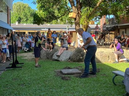 Time capsule revealed as Mossman State School celebrates 125th birthday ...