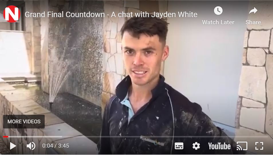 VIDEO: GRAND FINAL COUNTDOWN - A chat with Jayden White | NEWSPORT DAILY